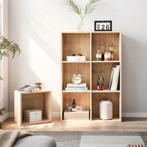 Cube storage natural wood store